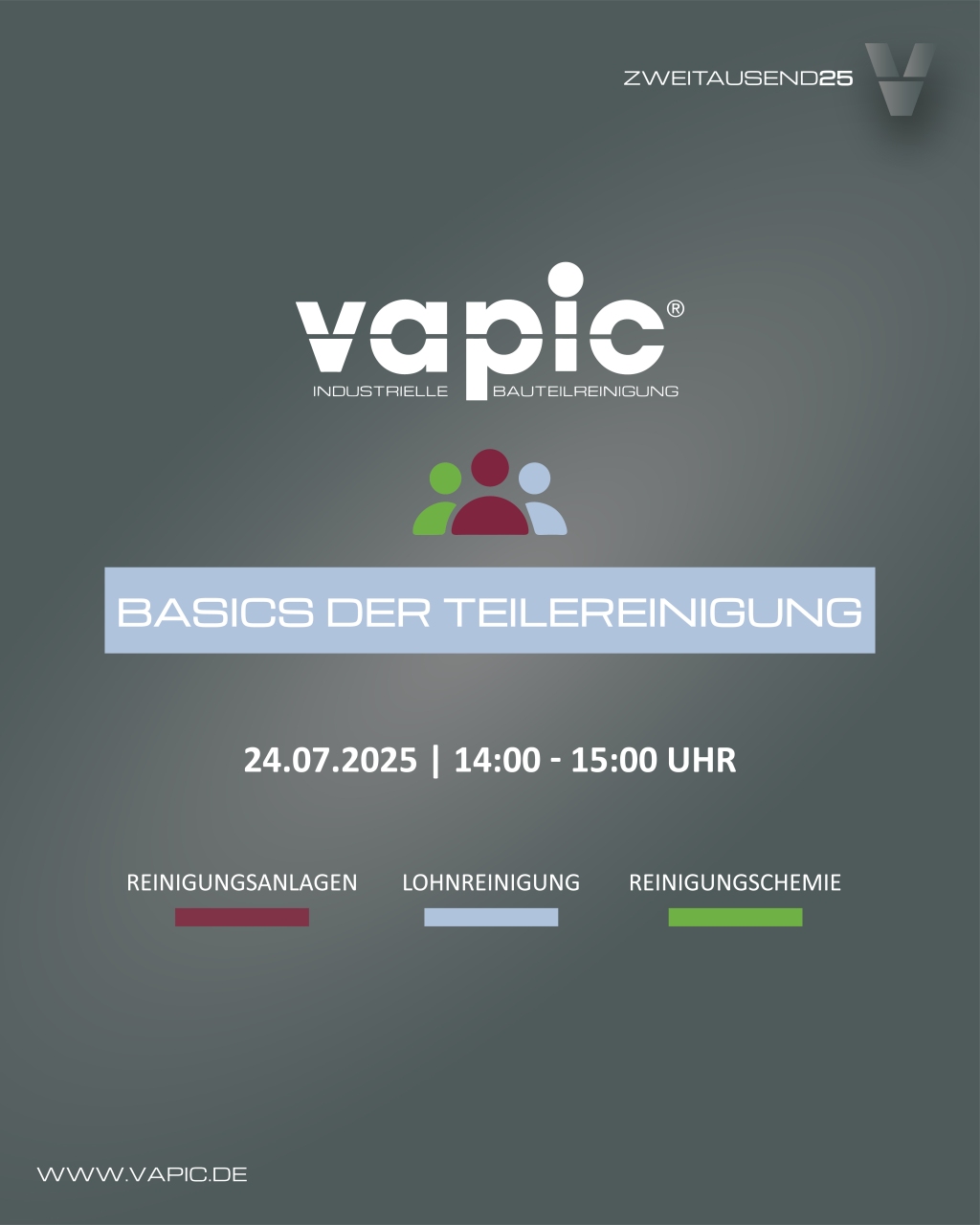 Webinar: Basics der Teilereinigung - VAPIC
